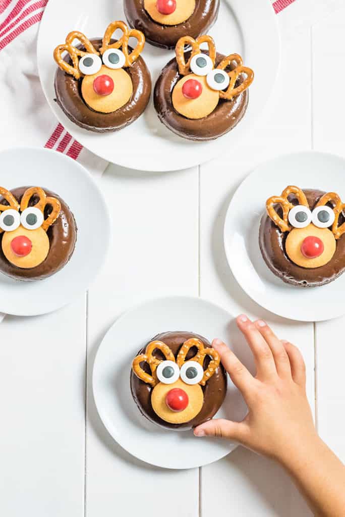 Gluten Free Reindeer Donuts - Charisse Yu