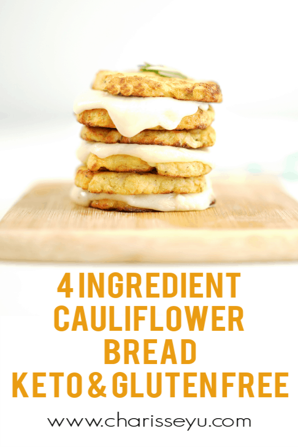 4 Ingredient Cauliflower Bread - Charisse Yu