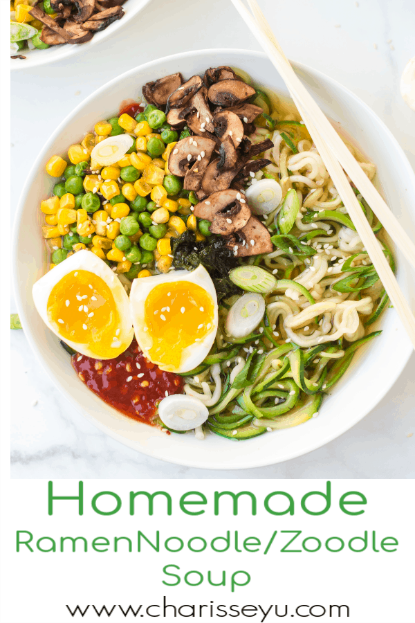 Homemade Ramen Noodle Soup - Charisse Yu