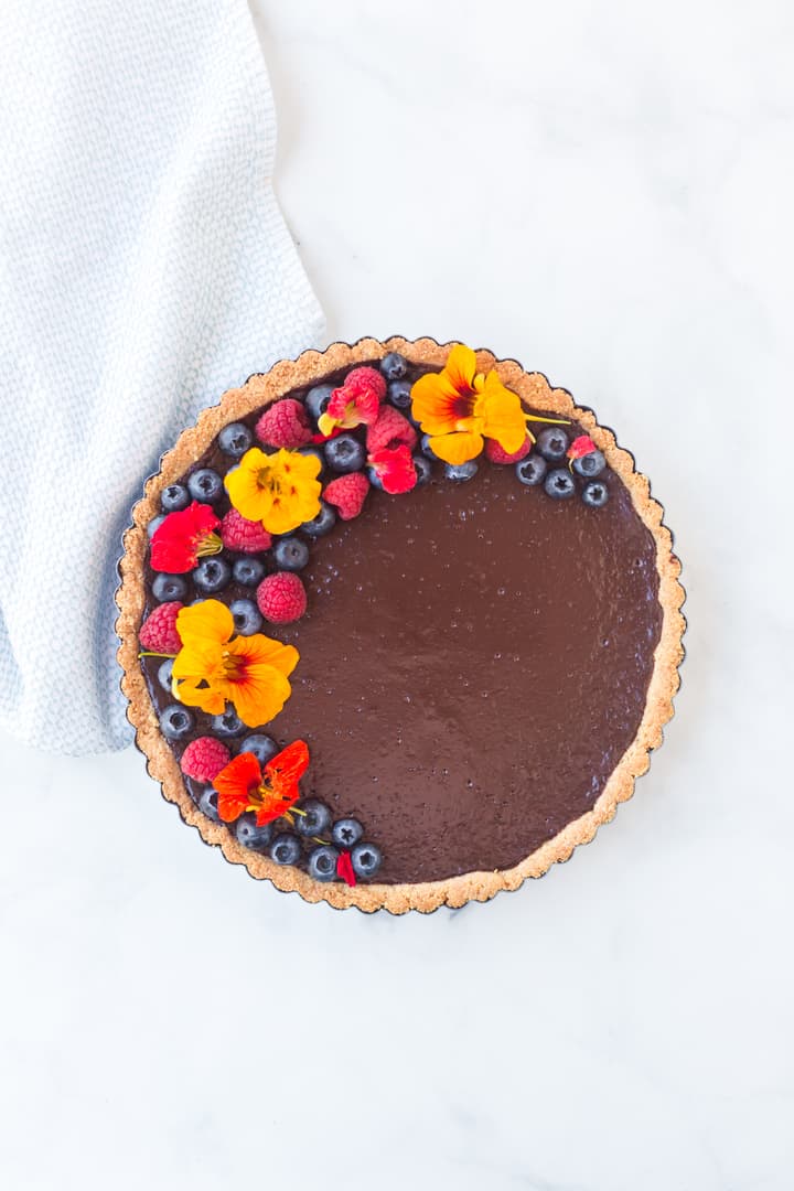 Chocolate Fruit Tart - Charisse Yu