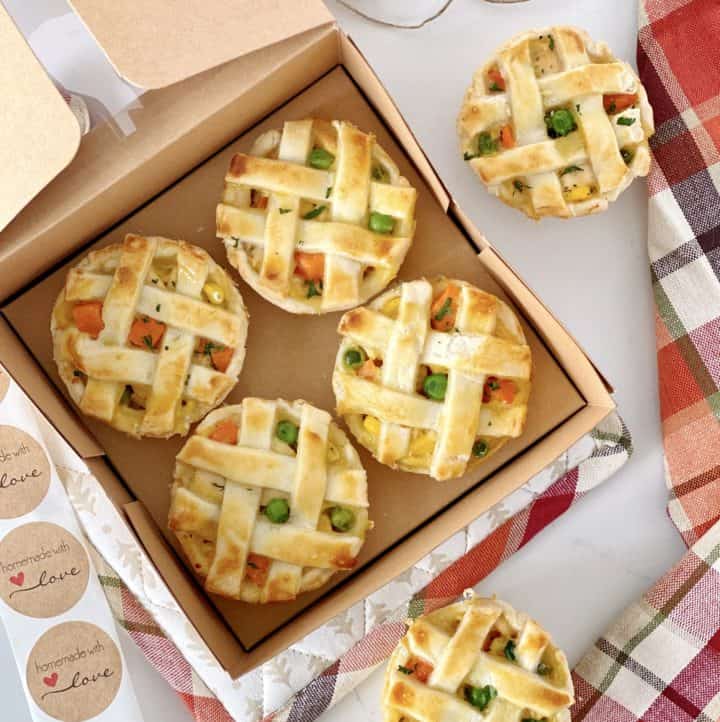 Mini Turkey Pot Pies - Charisse Yu