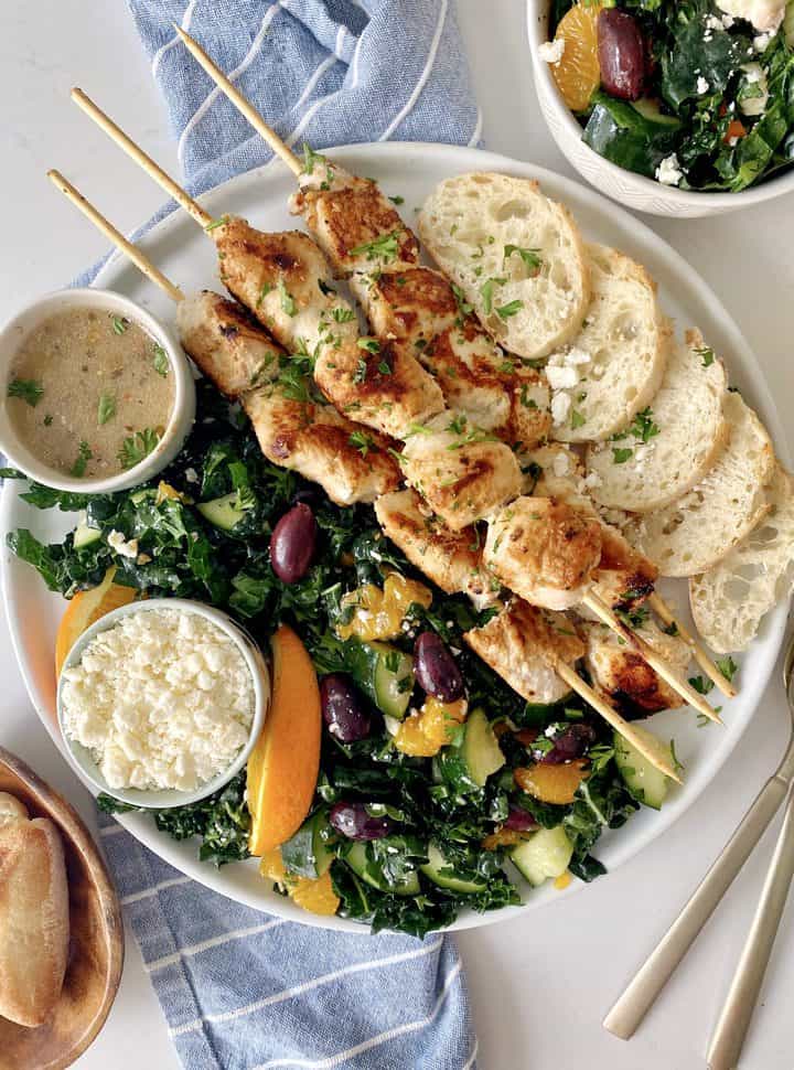 Mediterranean Chicken Kabobs - Charisse Yu