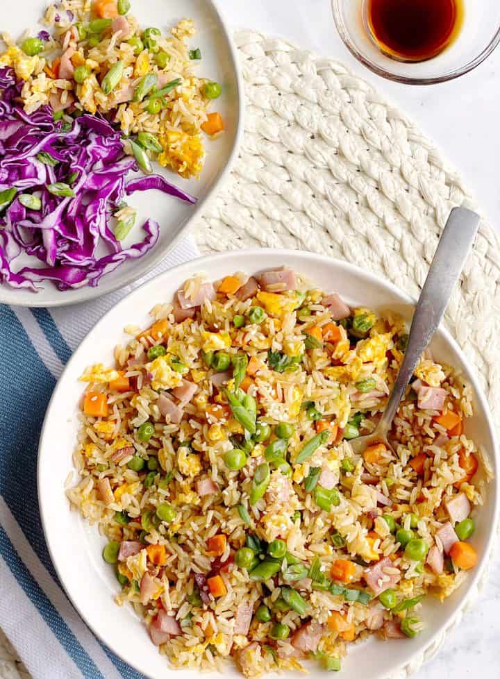 Easy Ham Fried Rice - Charisse Yu