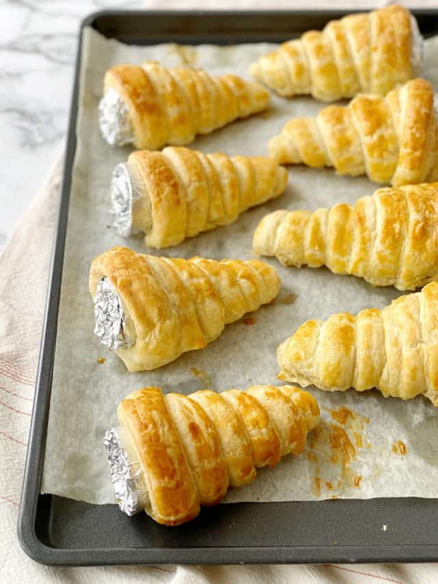 Lemon Raspberry Cream Horn - Charisse Yu