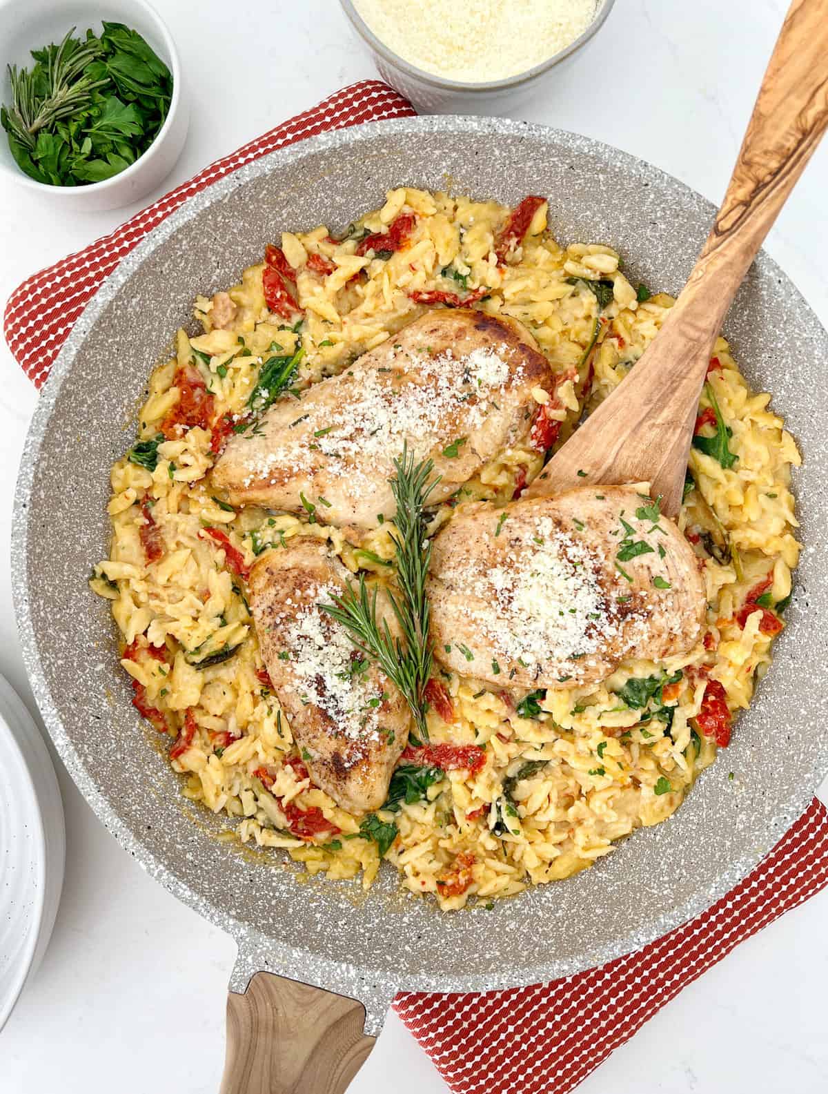 Chicken Orzo Pasta - Charisse Yu