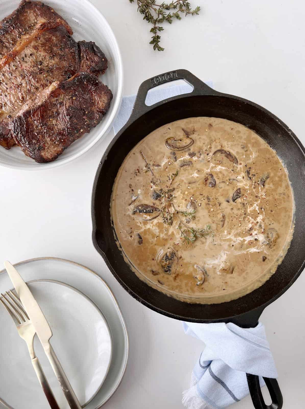Mushroom Steak Sauce - Charisse Yu