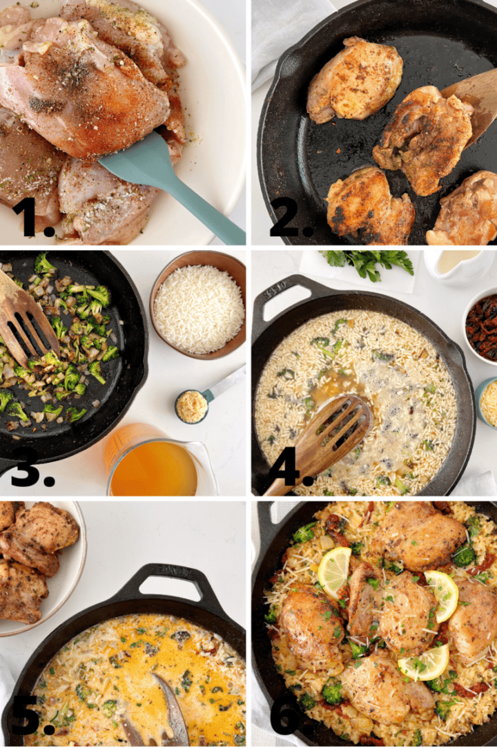 Baked Tuscan Chicken With Rice - Charisse Yu