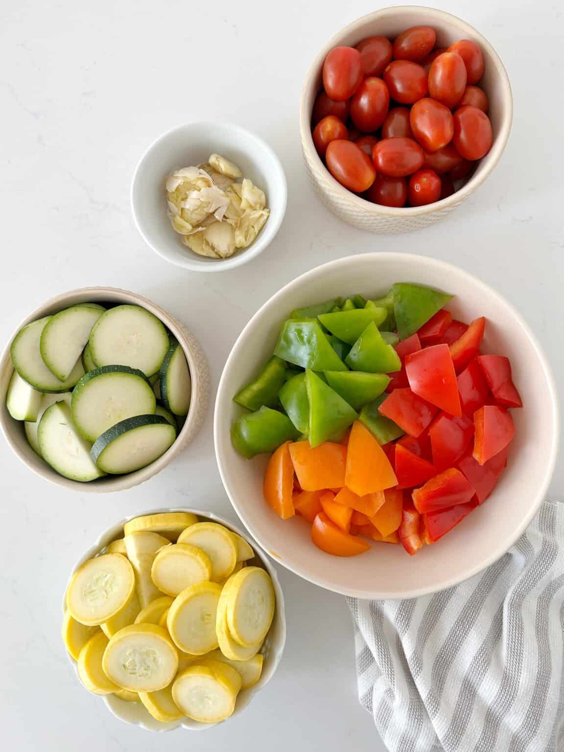 Haloumi and Vegetables Bake - Charisse Yu