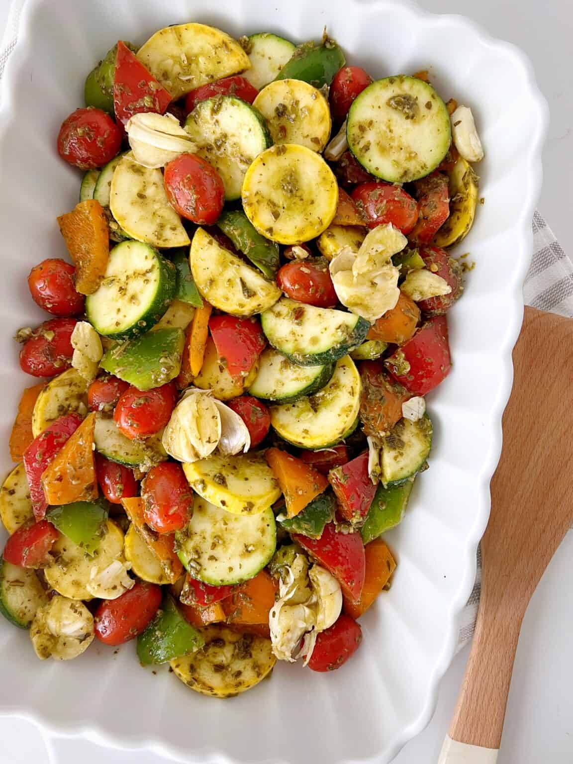 Haloumi and Vegetables Bake - Charisse Yu