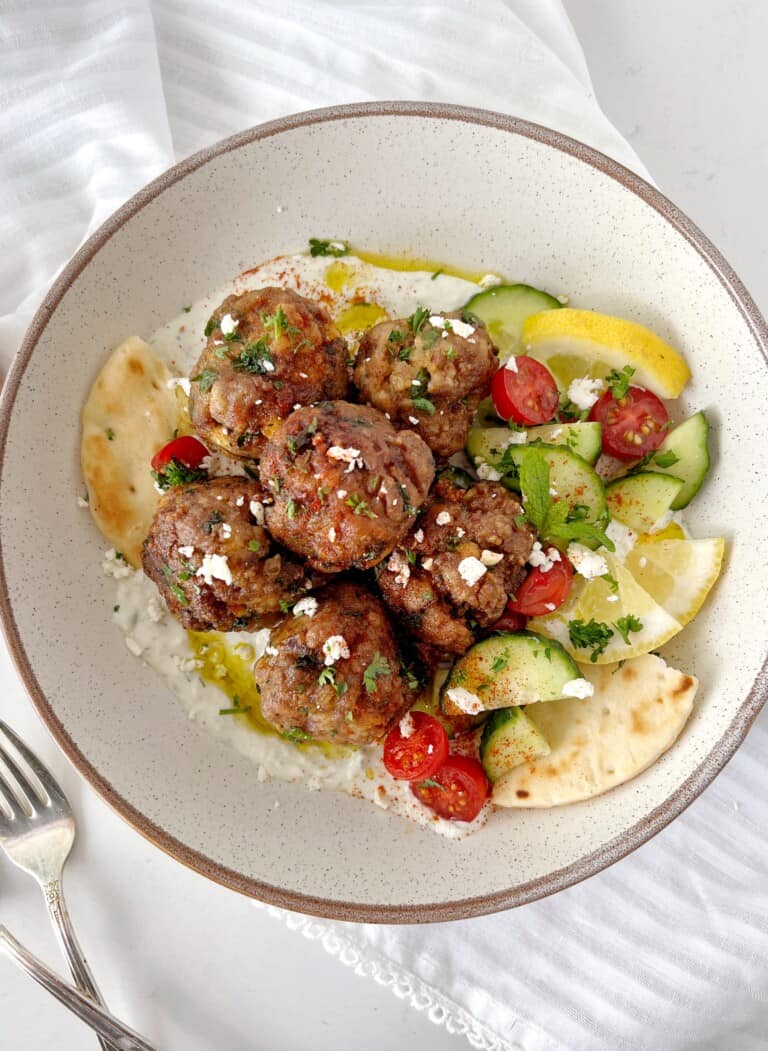 Keftedakia Greek Meatballs - Charisse Yu