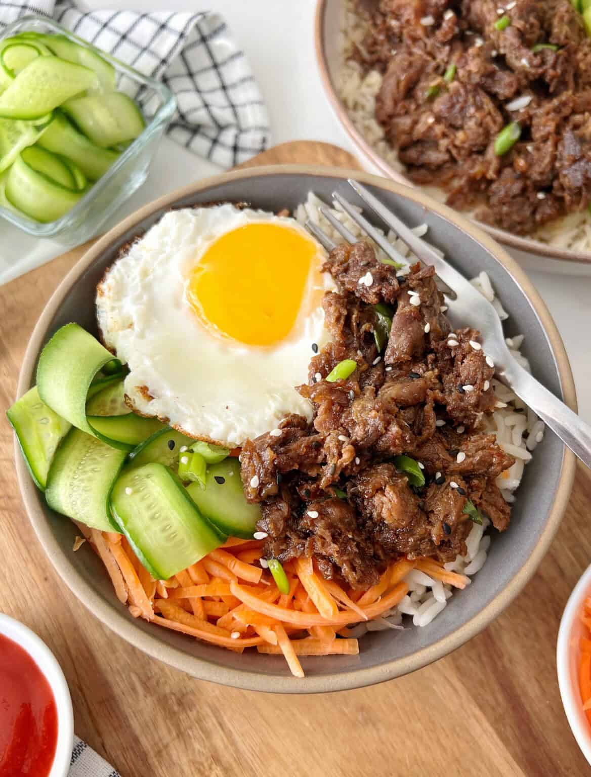 Beef and Rice Bowl - Charisse Yu